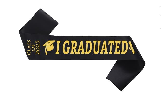 LYTMENT Class Of 2025 Graduation Sash Comfortable And Adjustable ...