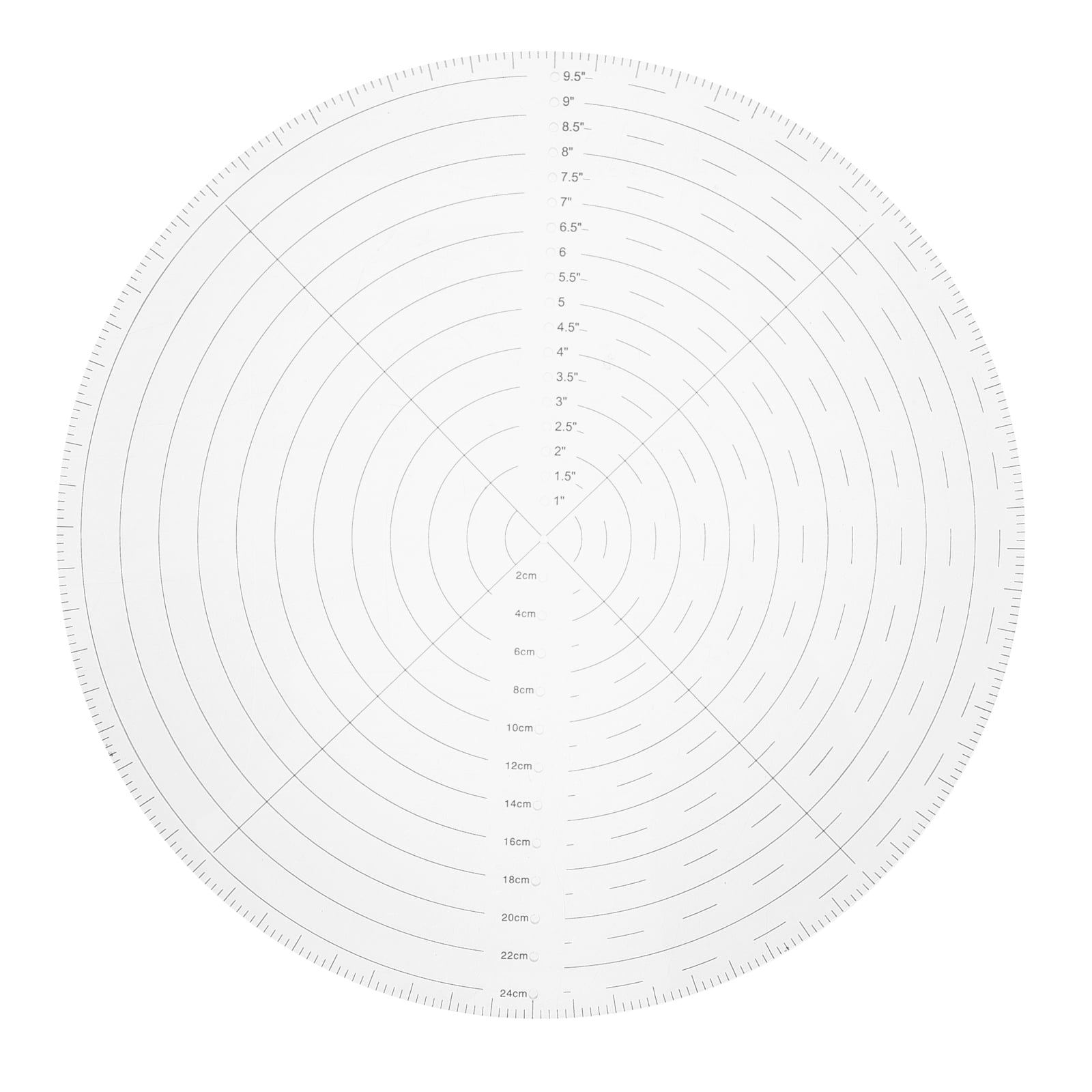 WEUVEB Acrylic Center Ruler for Cloth Sewing and Patchwork Projects ...