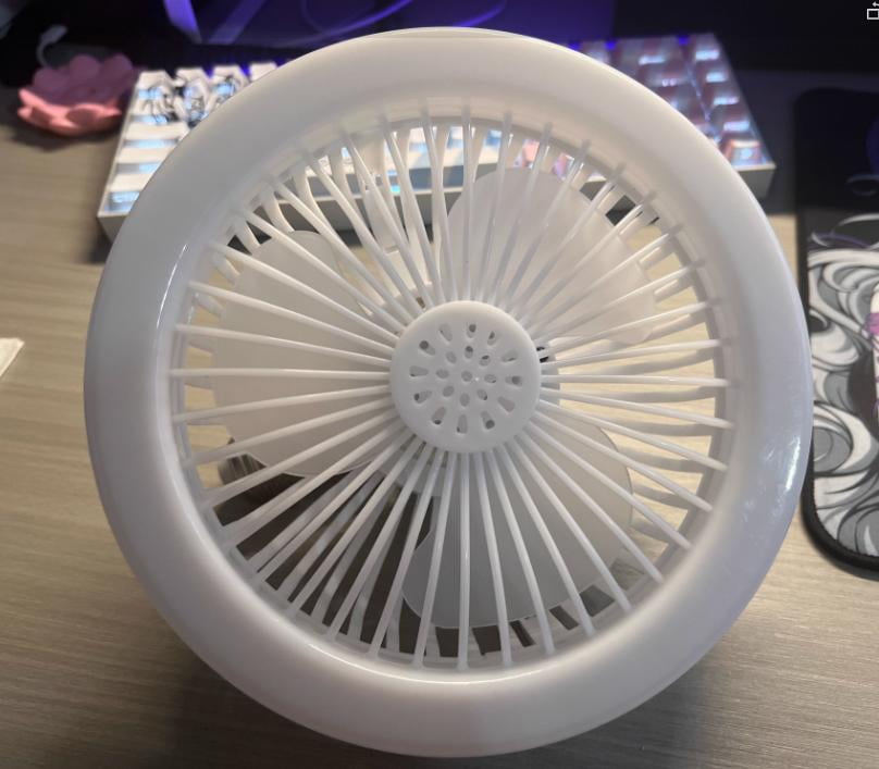LYTMENT Cooling Fan E27 Base Light Bulb Air Cooler With Aromatherapy ...