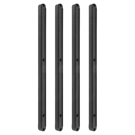 WEUVEB 2Set Black Cabinet Drawer Repair Kit Bottom Mount Plastic Slide ...