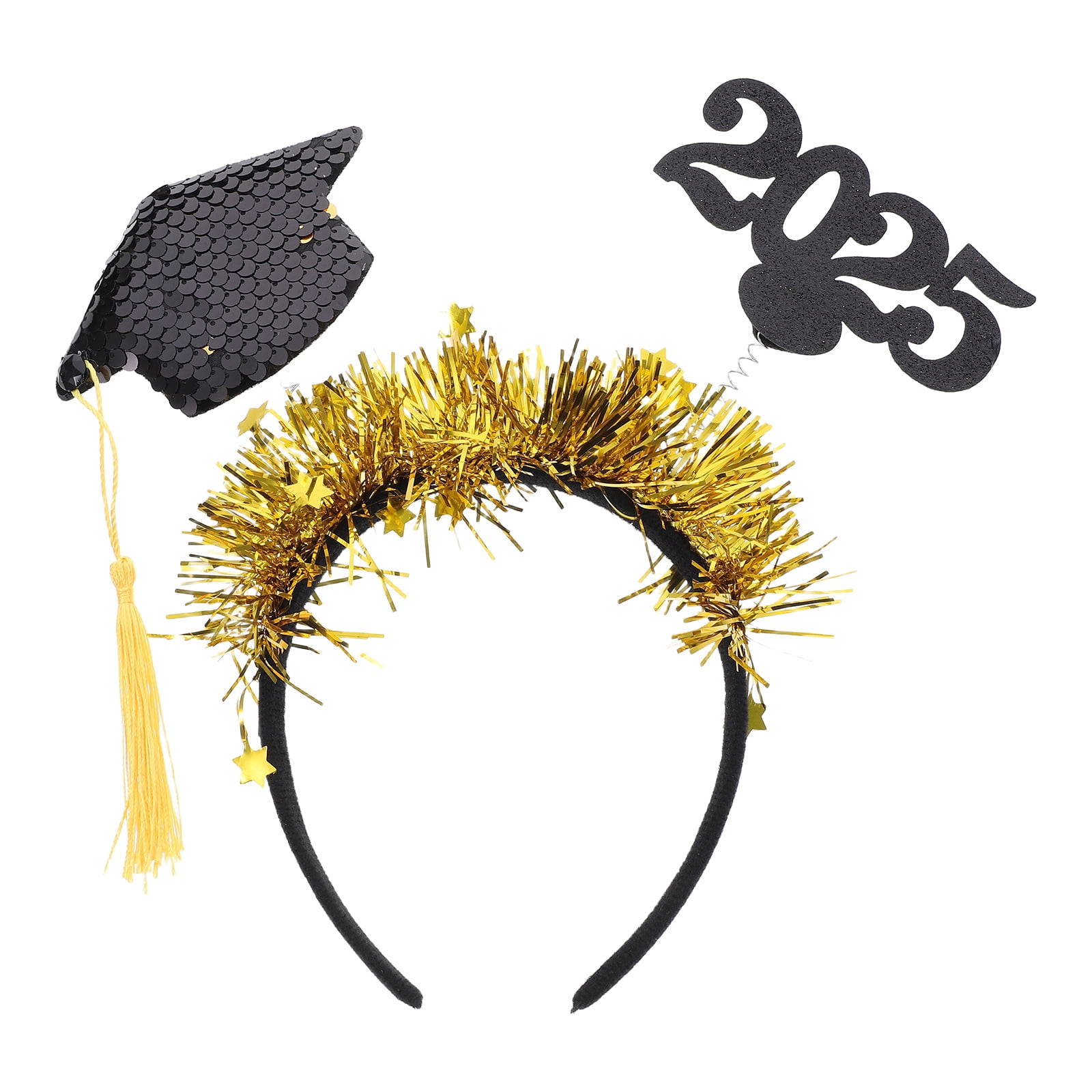 LYTMENT Graduation Cap Headband With Tassel 2025 Mini Bachelor Cap ...