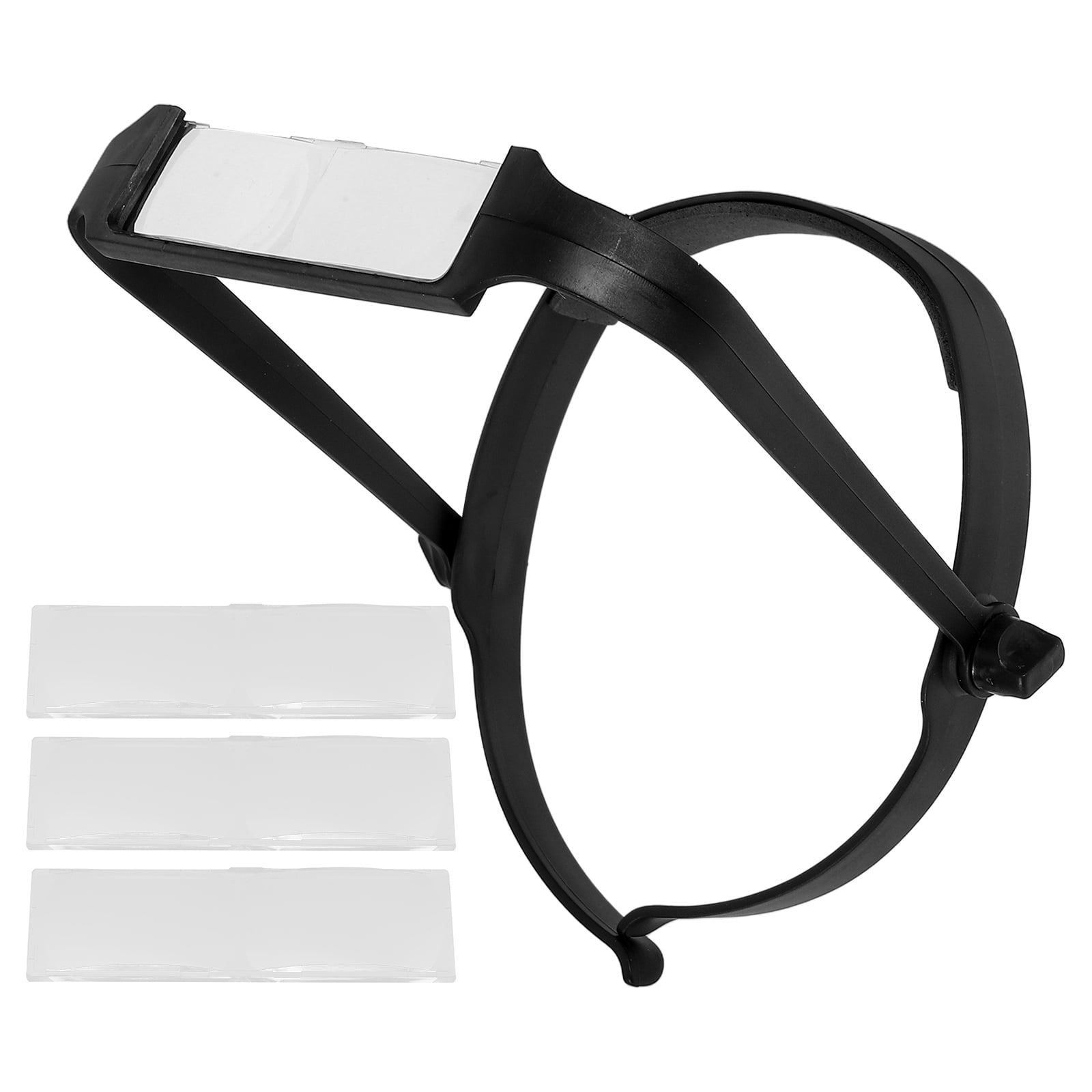 LYTMENT Head-Mounted Reading Magnifier with Replaceable Lenses for ...
