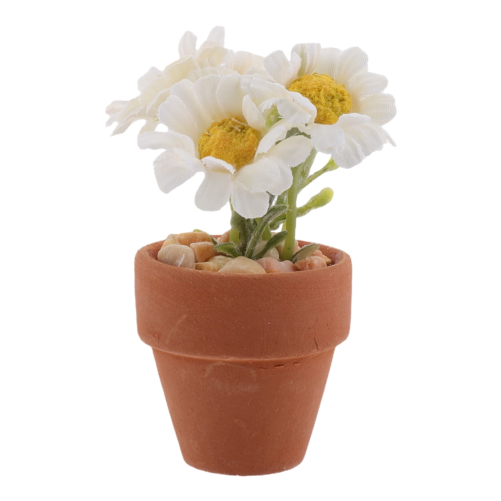 LYTMENT Mini Potted Flowers Model Miniature Bonsai Miniature Dollhouse ...