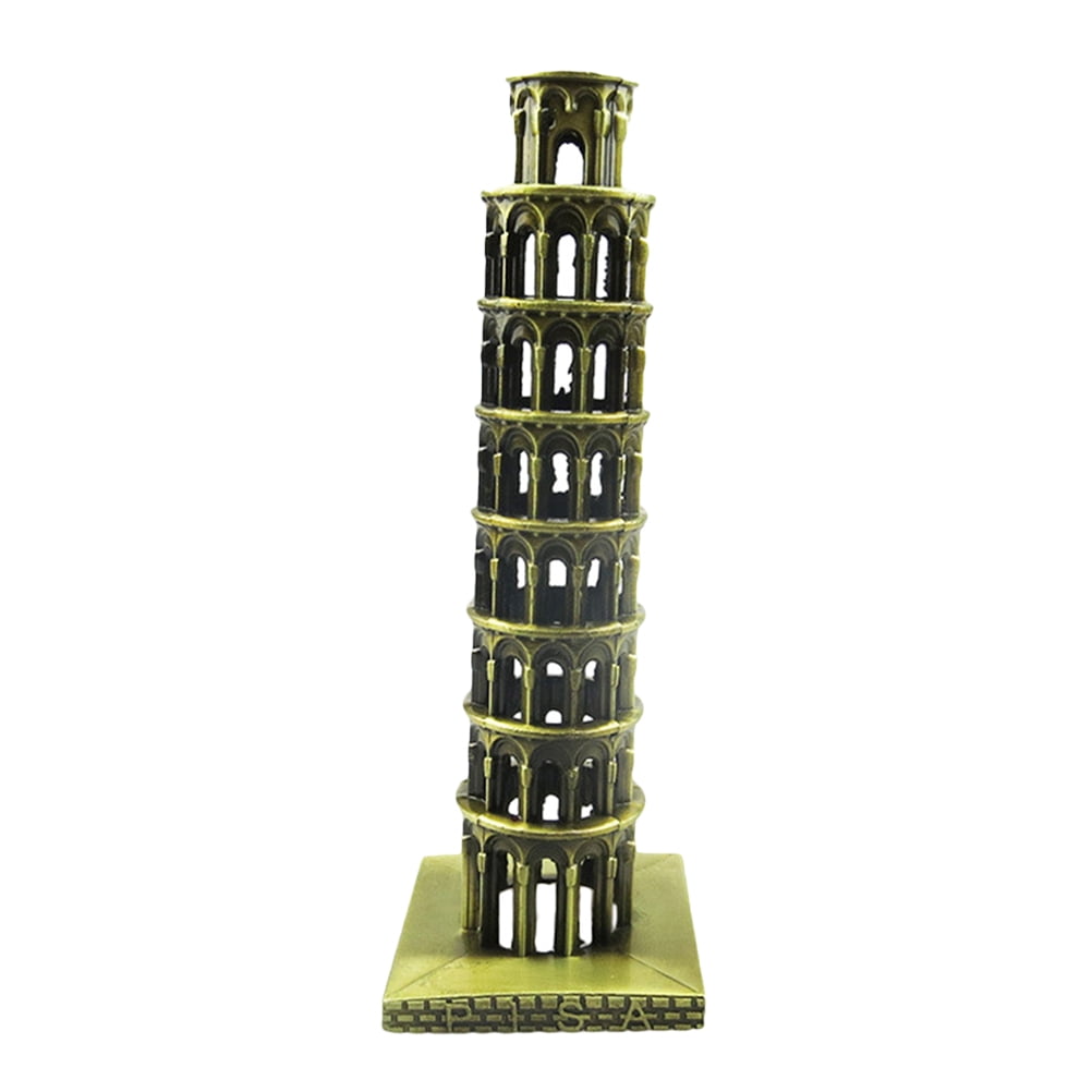LYTMENT Miniature Leaning Tower Of Pisa Statue Italian Building Model ...
