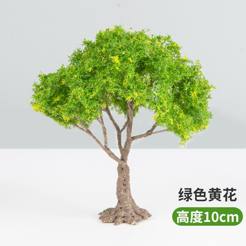 WEUVEB Artificial Miniature Trees for Landscape Decoration Green ...