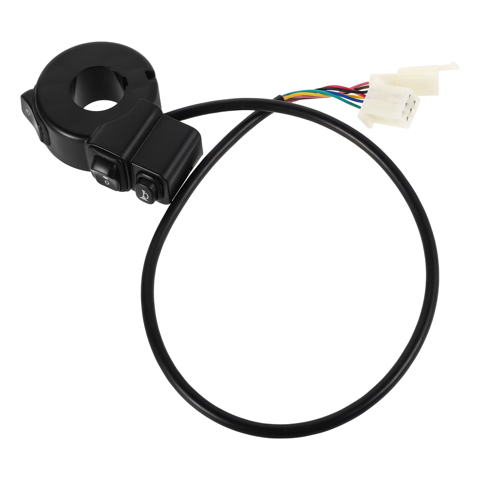 WEUVEB Motorcycle Headlight Horn Switch Plastic Black 1Pack - Walmart.com