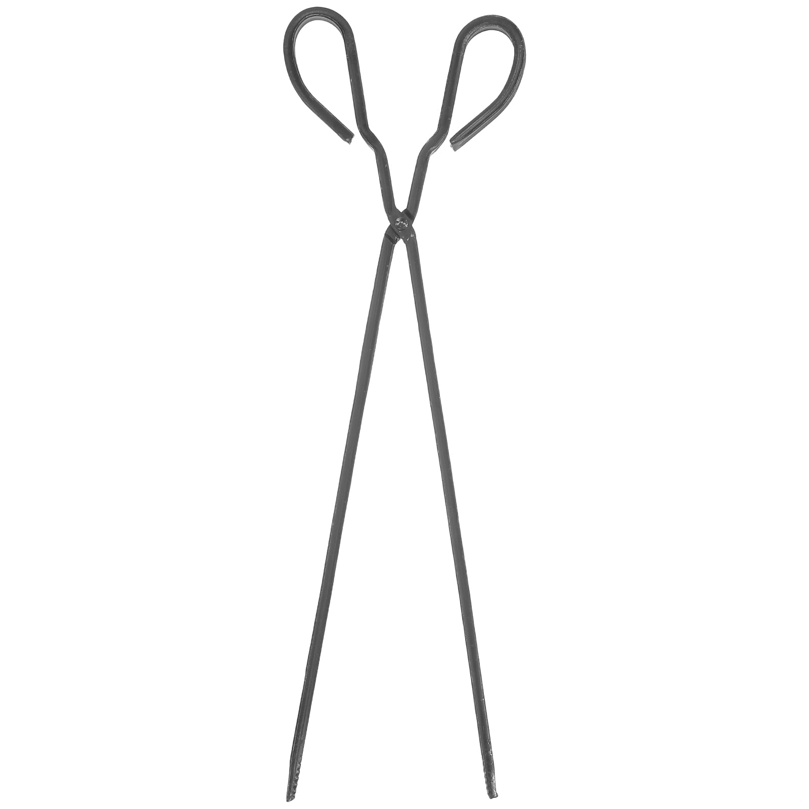 WEUVEB Portable Fire Tongs Iron Long and Thickened Design Household ...