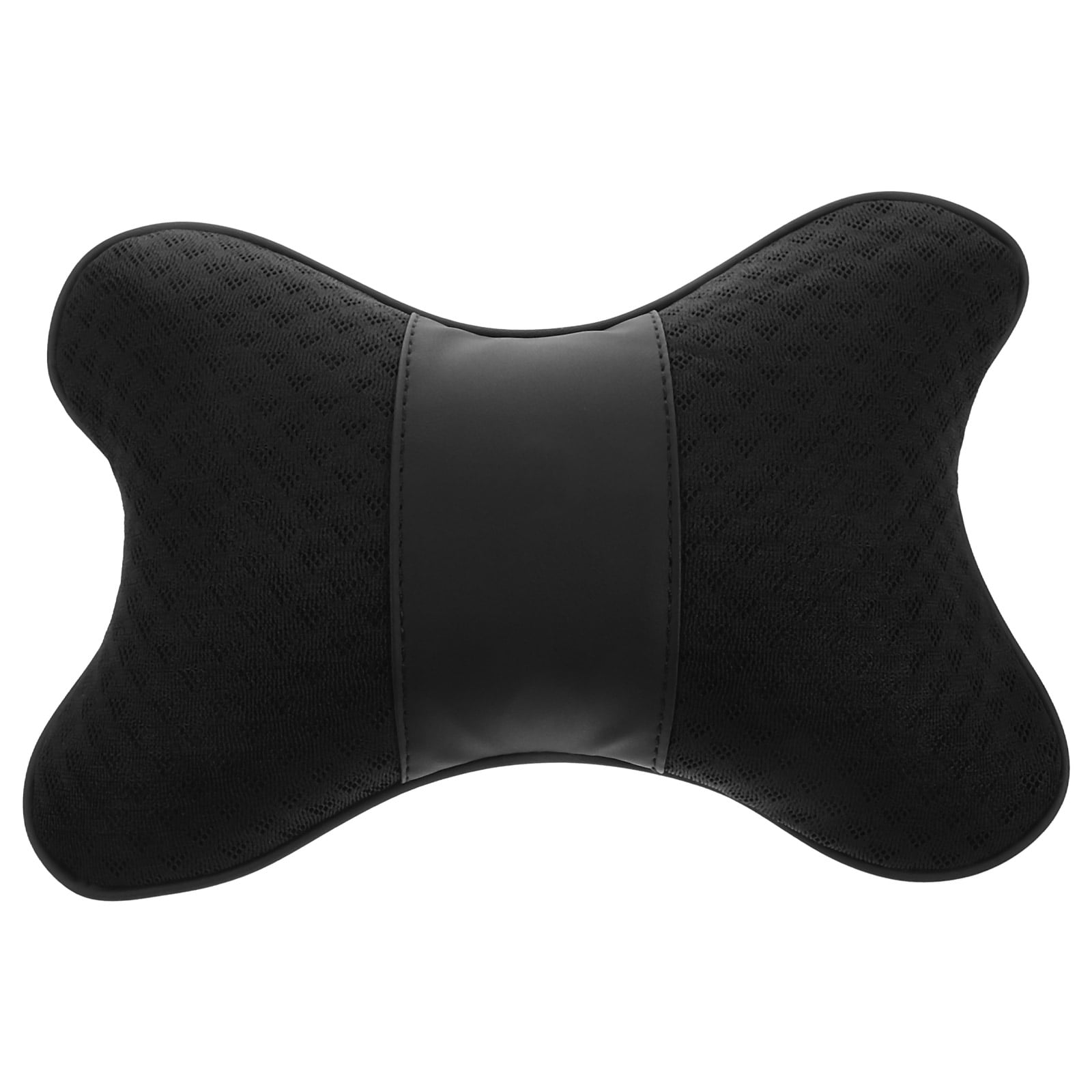 WEUVEB Comfortable Car Neck Pillow in Black Ice Silk for Driving Neck ...
