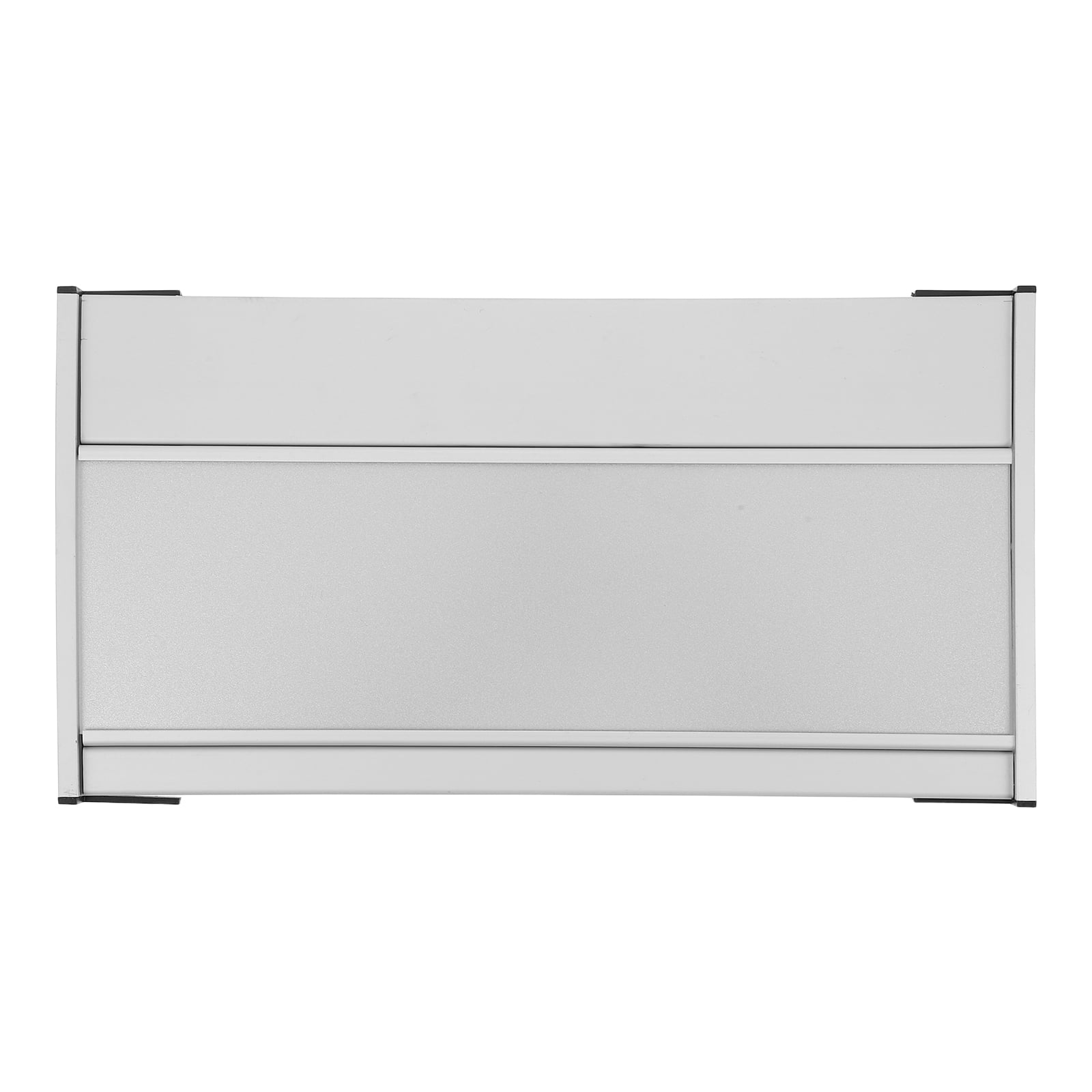 WEUVEB Silver Metal Wall Name Plate Holder for Office and Apartment ...
