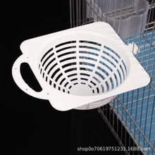 LYTMENT Parrot Bird Cage Nest Portable Parakeet Nesting Pan Plastic ...