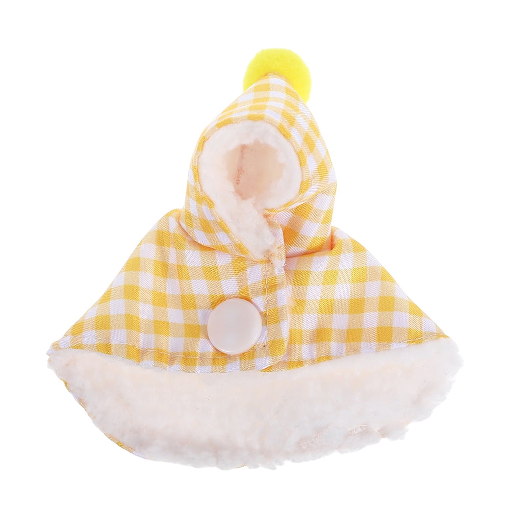 LYTMENT Pet Bird Cloak Plush Parrot Clothes Winter Bird Cape Outfit ...