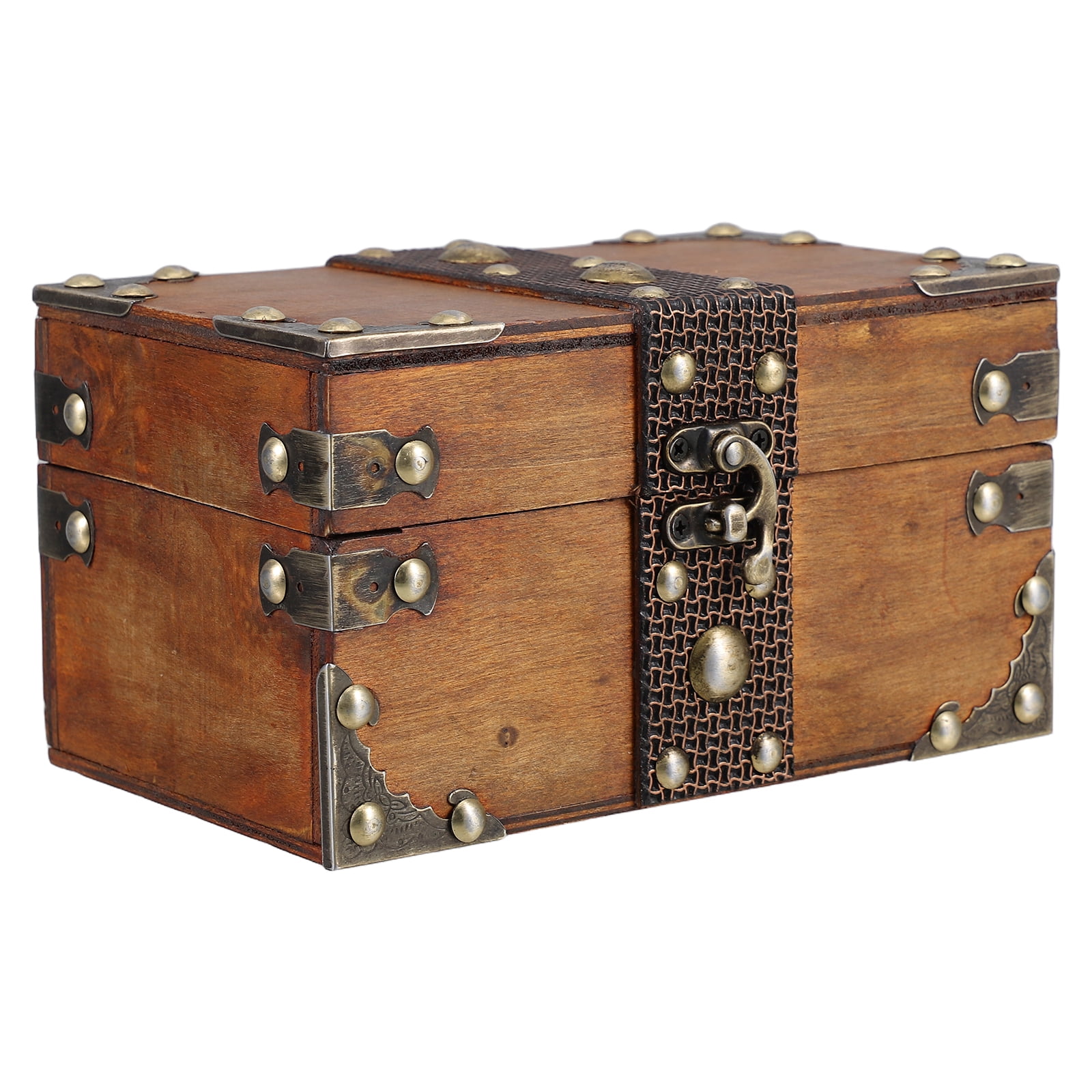 LYTMENT Retro Wooden Treasure Chest For Jewelry Storage And Keepsakes ...