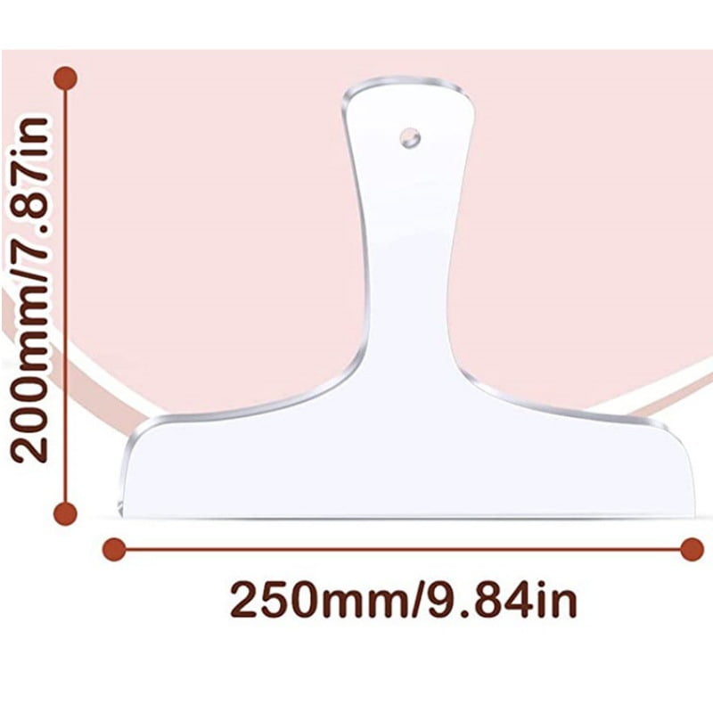 WEUVEB Router Stencil Guide Transparent Acrylic Kitchen Tool 1Pack ...