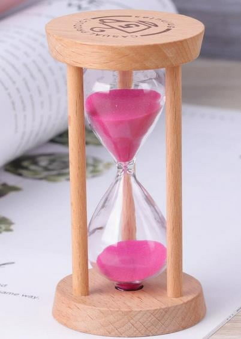 LYTMENT Wooden Glass Sand Timer for Birthday Craft Display Accurate ...