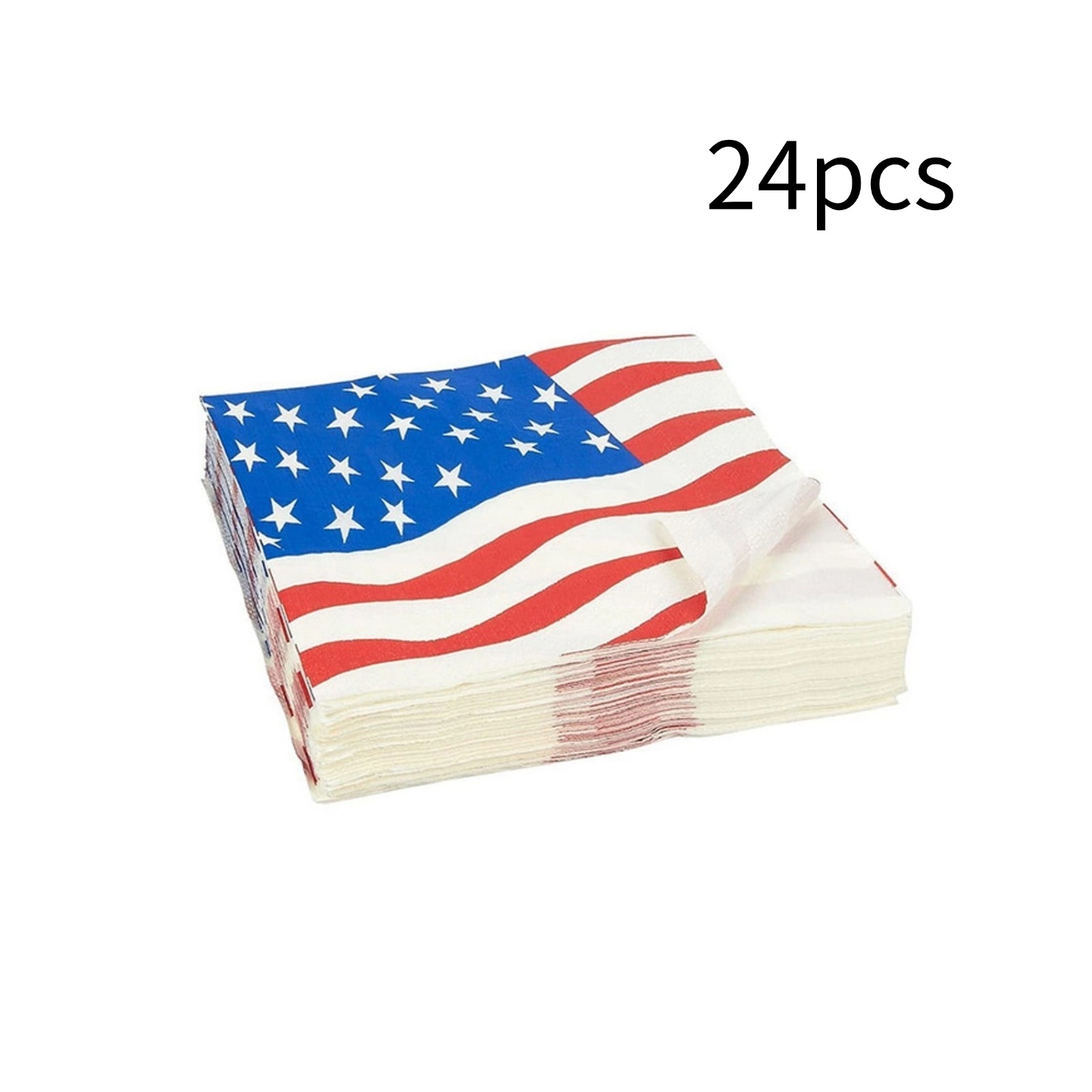 LYTRYCAMEV 24pcs July 4th Independence Day American Flag Decoupage ...
