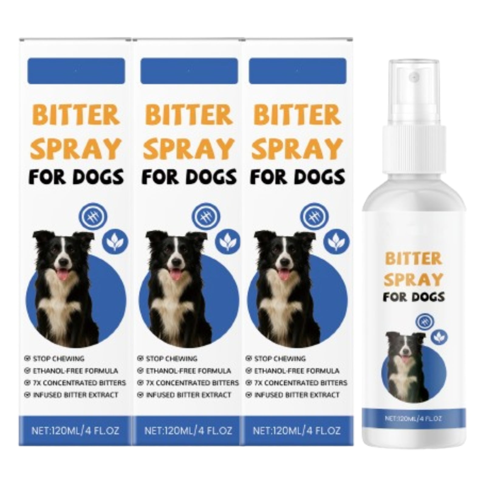 LYTRYCAMEV Bitter Apple No Chew Spray for Dogs Stop Chewing Furniture ...