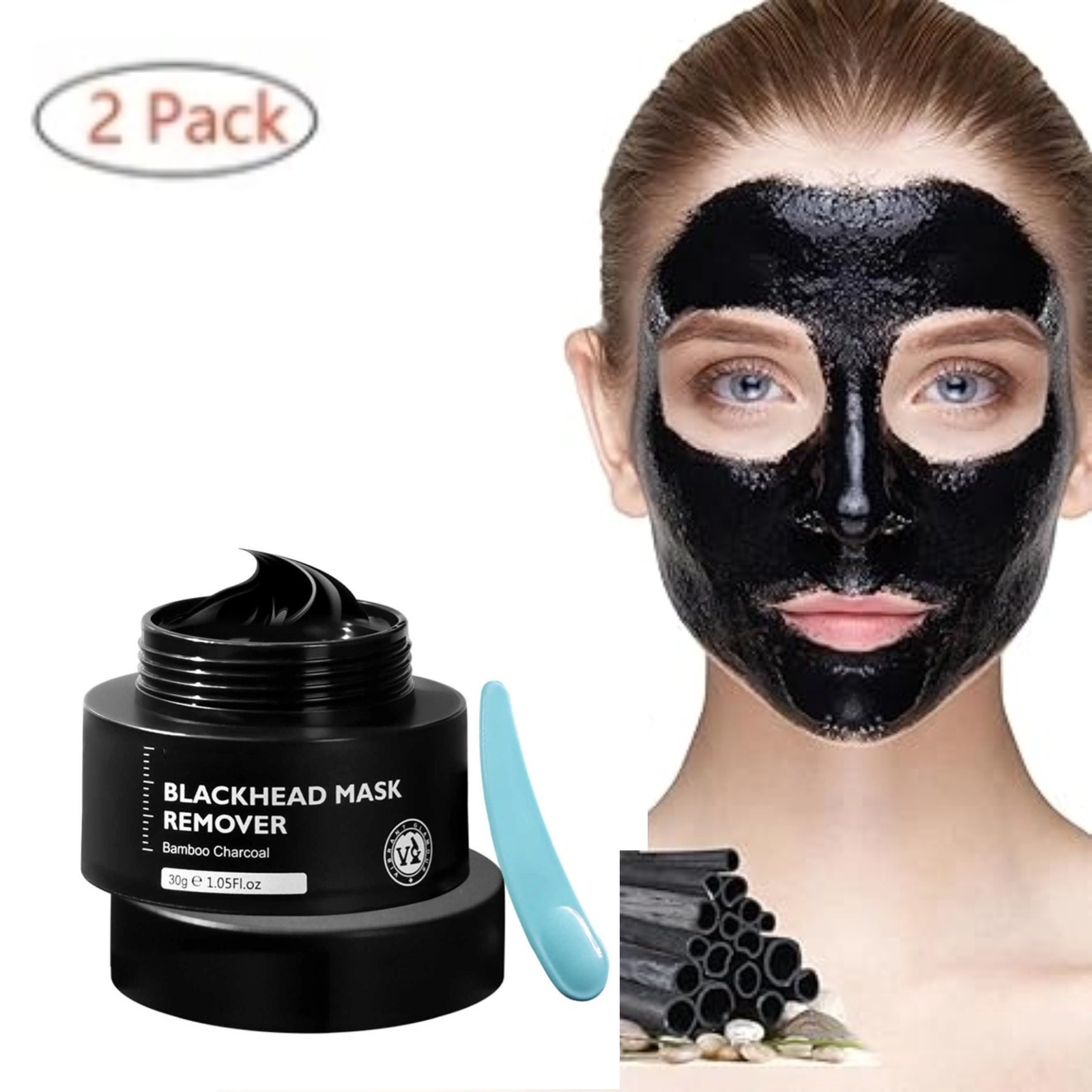 LYTRYCAMEV Deep Cleansing Facial Mask with Charcoal for Blackhead ...