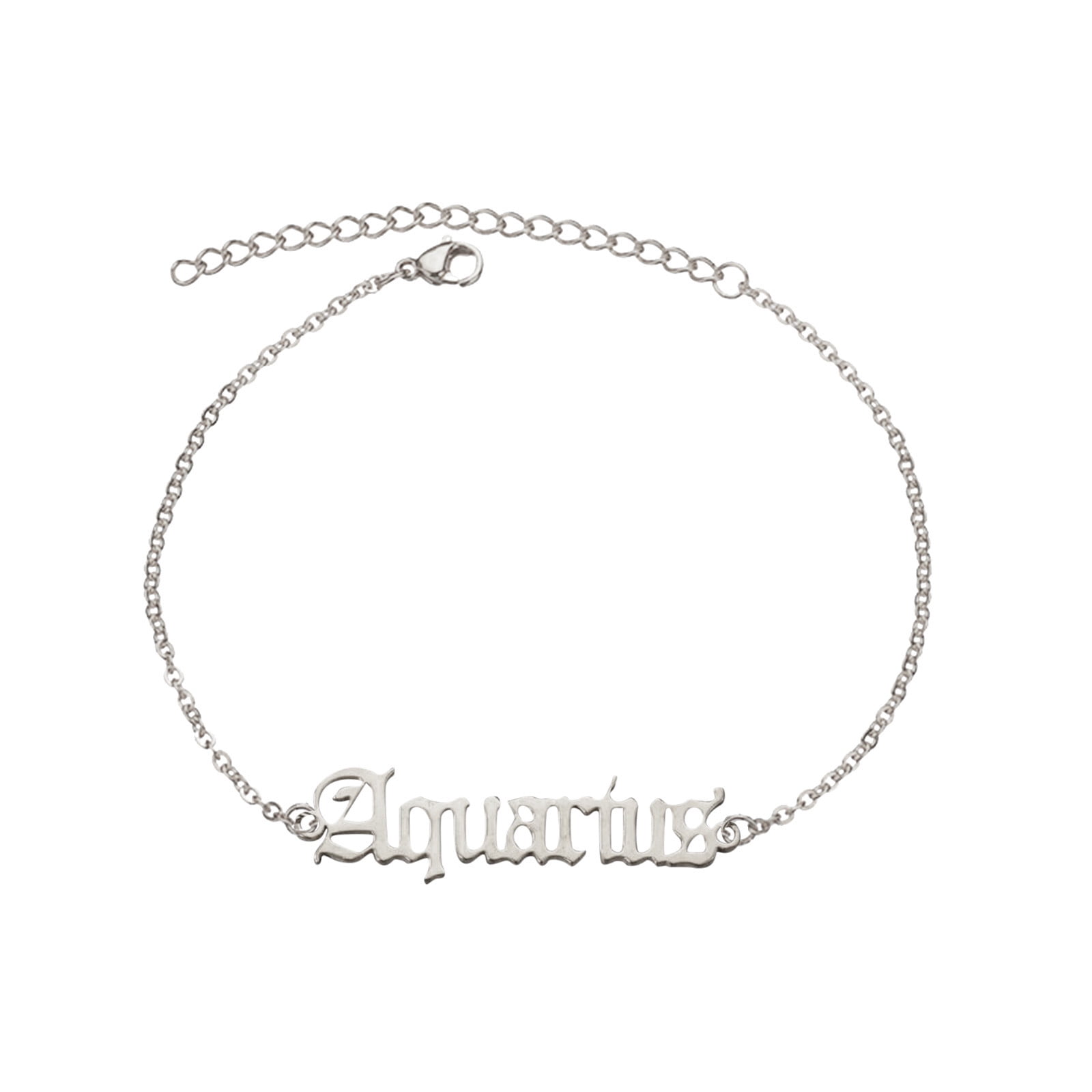 LYTiang 12 Constellation And Daughter Chain Layer Anklet Women's Anklet ...