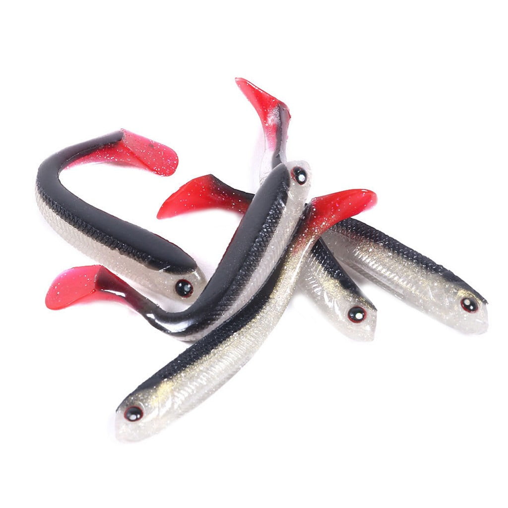 LYTiang 5Pcs Fishing 7.5CM Hard 4 Colors Double Drop Rig Tackle Boxes ...