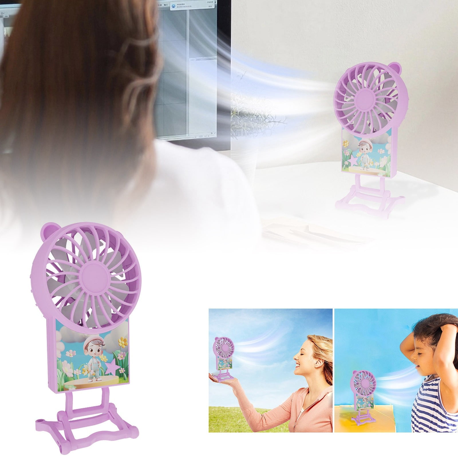 LYTiang A Must Have MINI Small Fan For Summer With Convenience Of ...