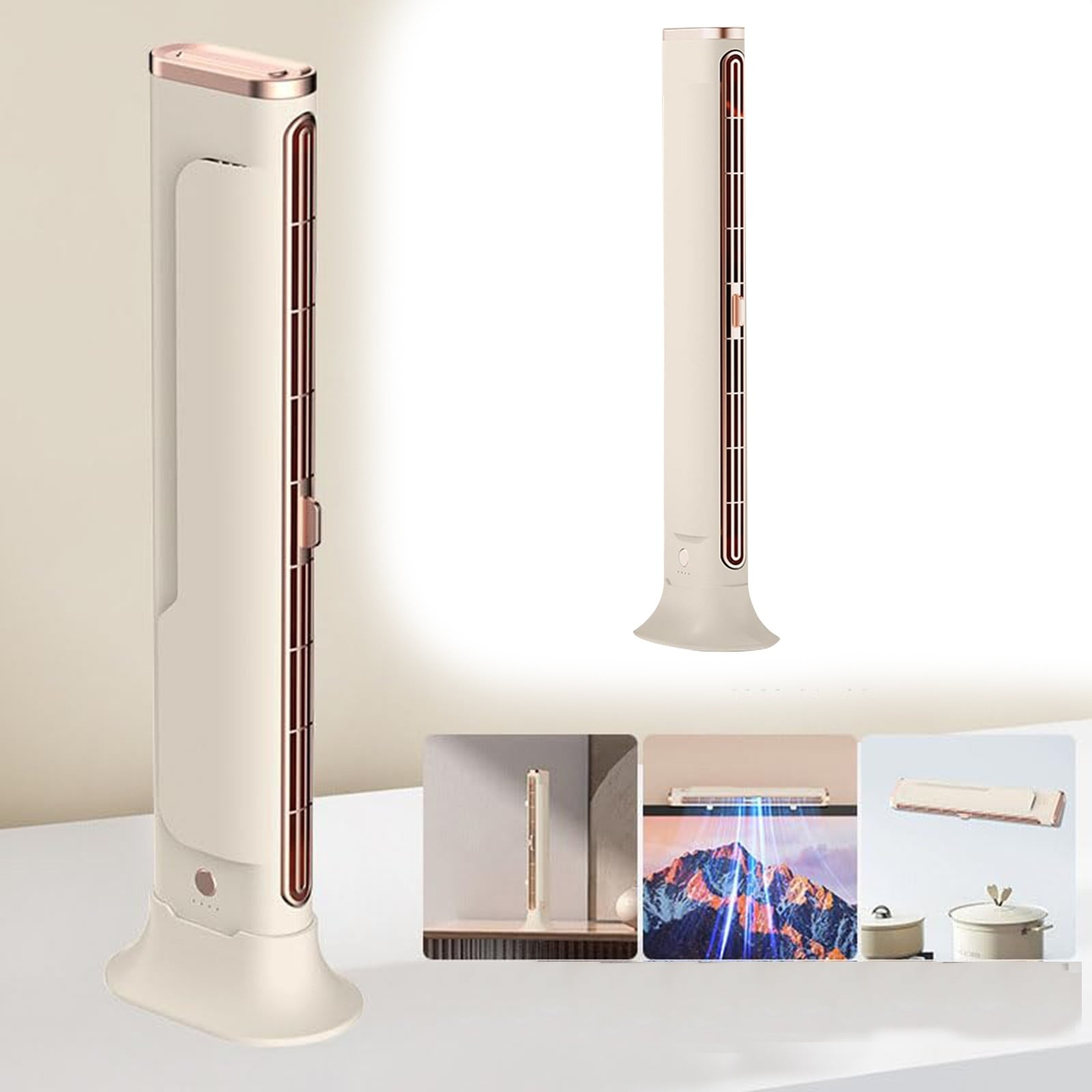 LYTiang Charging Air Conditioner Quiet Tower Fan Turbine Bladeless Fan ...