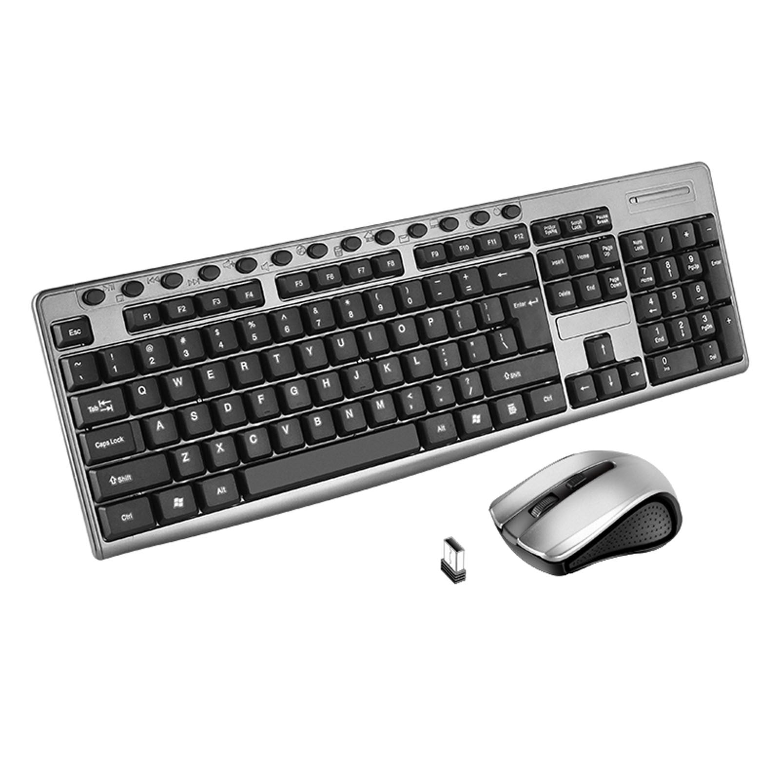 LYTiang KB6600 Wireless With Multimedia And Keyboard Set , 2.4G 104 Keys Typing Keyboard ...