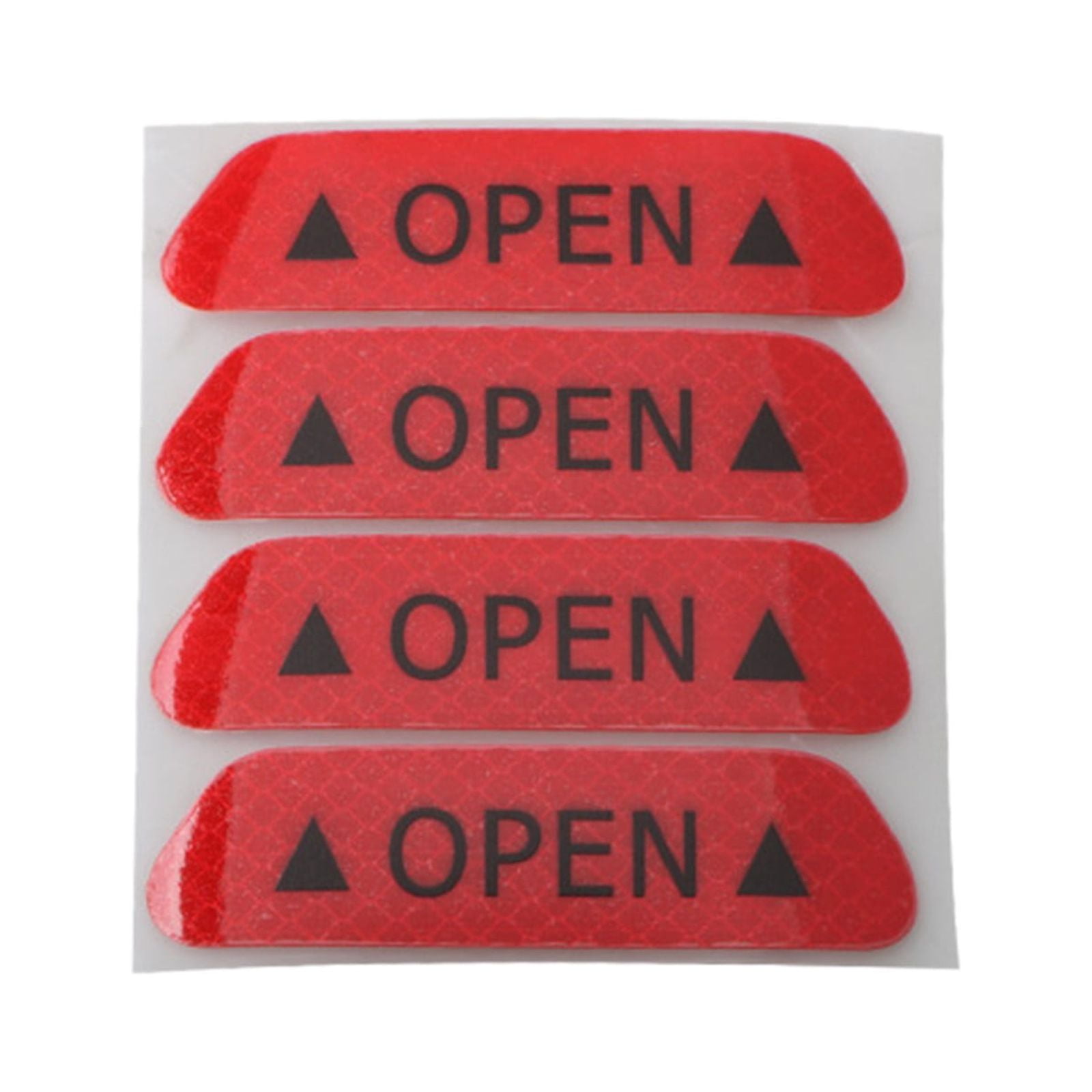 LYTiang Open Door Sticker Reflective Sticker Warning Sticker Open ...