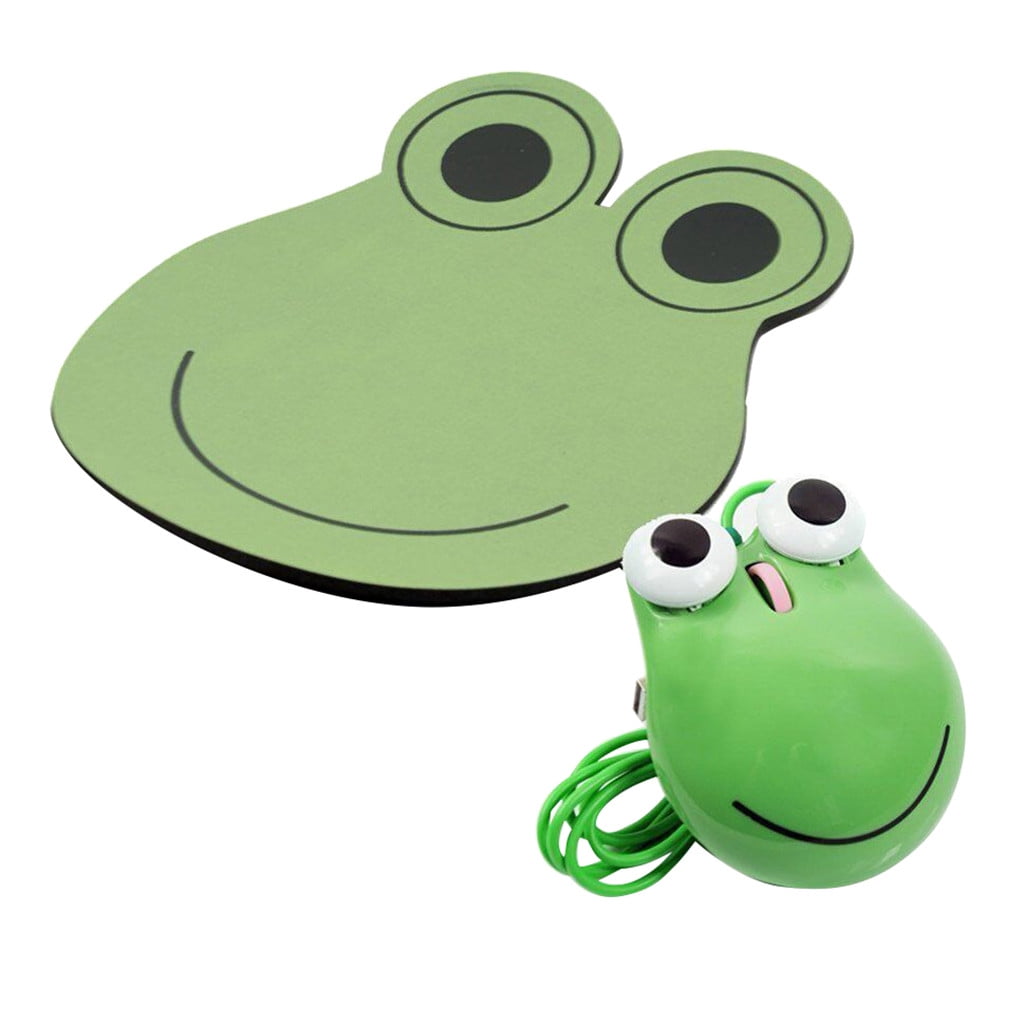 LYTiang USB Wired Cute Cartoon 1000DPI Mice 3 Keys Optical With Pad For ...