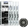 LYU-4 Pack White Paint Pen White Paint Markers Pens Tire Marker White ...