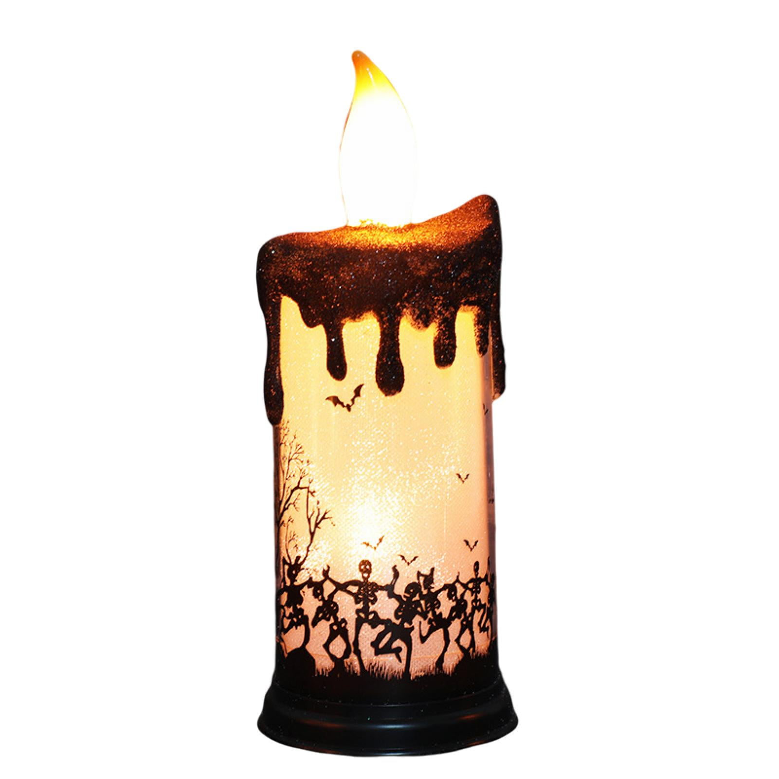 LYU Electric Candle Battery Operated Glowing Power Saving Horror Waterproof Festival Props Safe ...