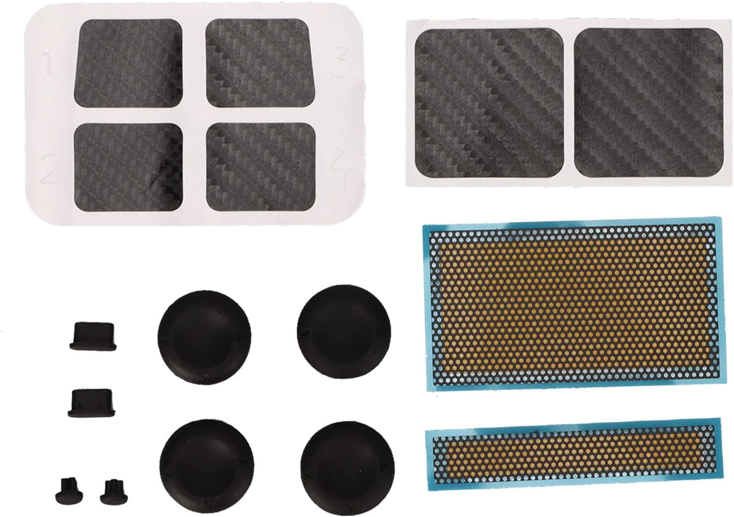 LYU-Game Console Protection Kit with Stickers, Dust Screen, Dust Plug ...