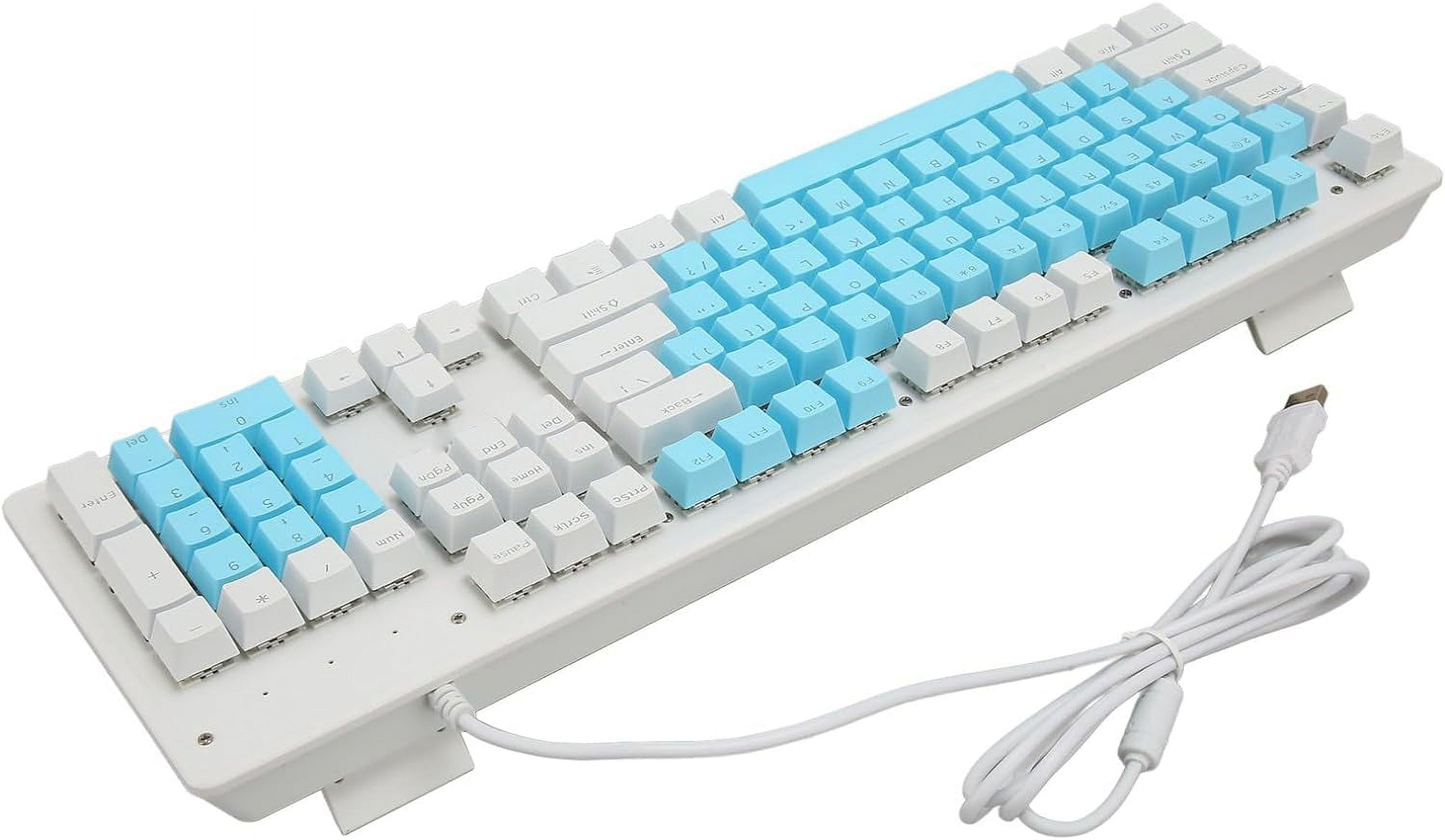 LYU-Gaming Keyboard, Wired Keyboard Quick Response 4.9ft Cable ...