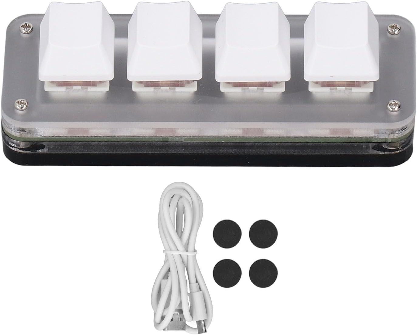 LYU-Mechanical Keyboard Dustproof Red Switch Gaming Keyboard RGB 5V 1A ...