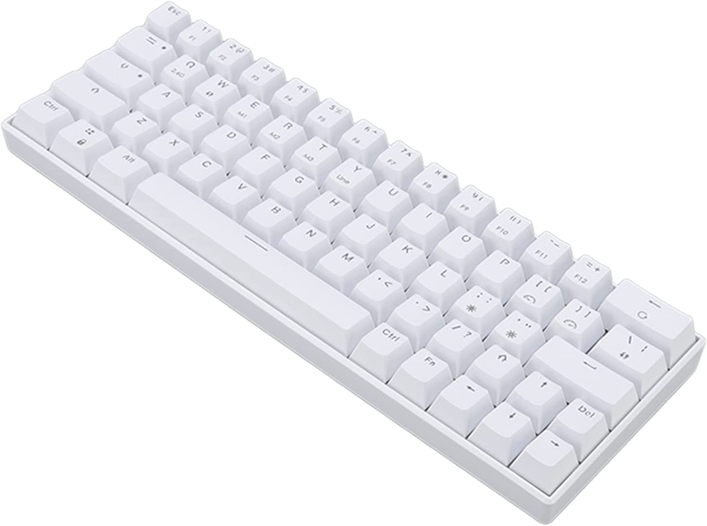 LYU-Mechanical Keyboard, Mechanical Gaming Keyboard 64 Keys TriMode ...