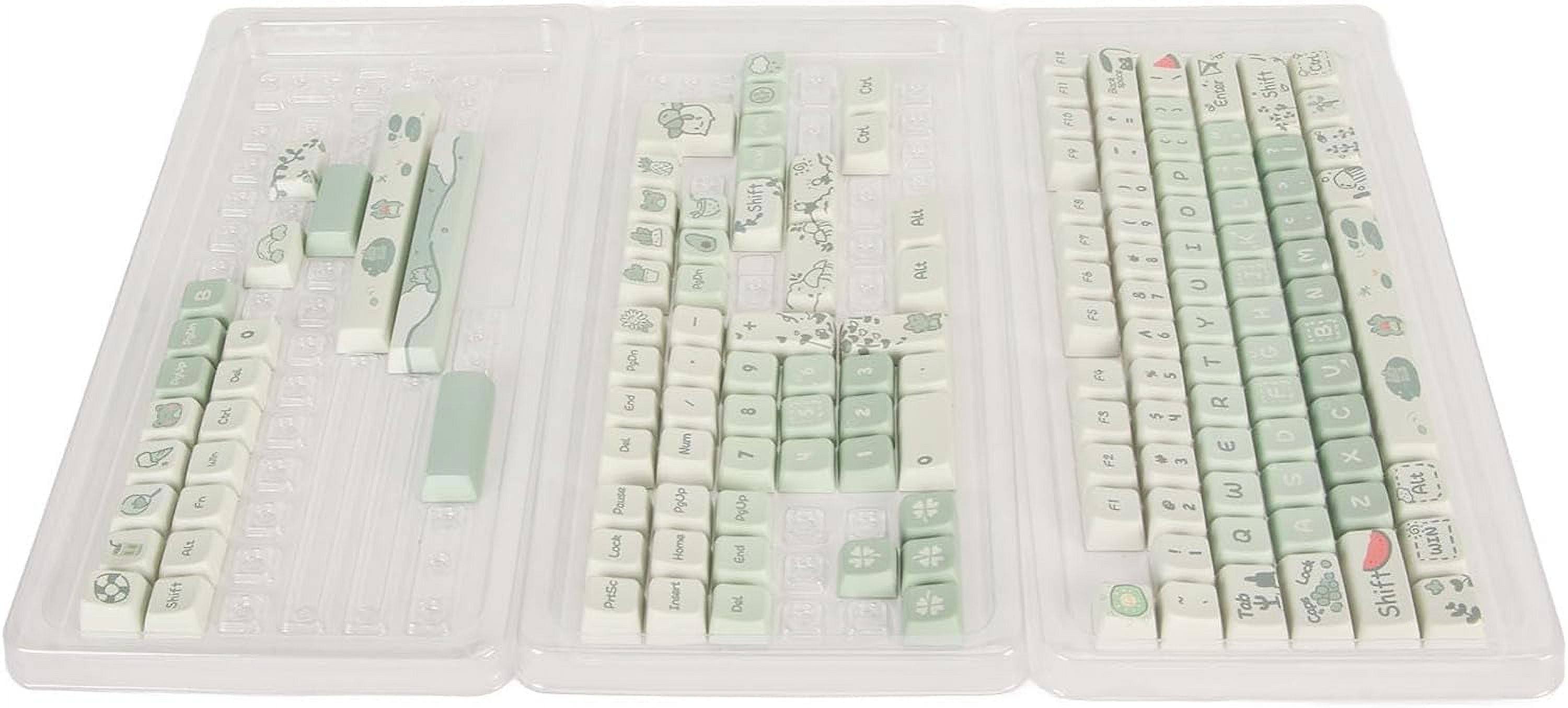 LYU-PBT Keycaps, 148 Keys Keycap Set Dye Sublimation Ergonomic Custom ...