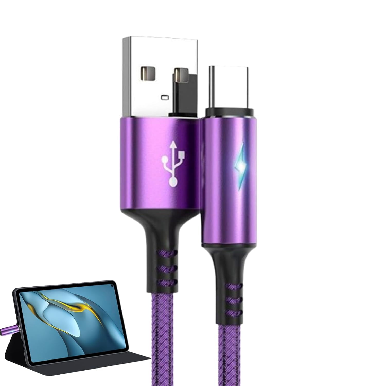 LYU-USB Male C to Cable Cord, to USB Monitors Cable, 60w Usbc to Usbc ...