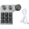 Lyu Wired Customizable Keypad 9 Keys 3 Knob Rgb Multifunctional Diy Shortcut Programmable