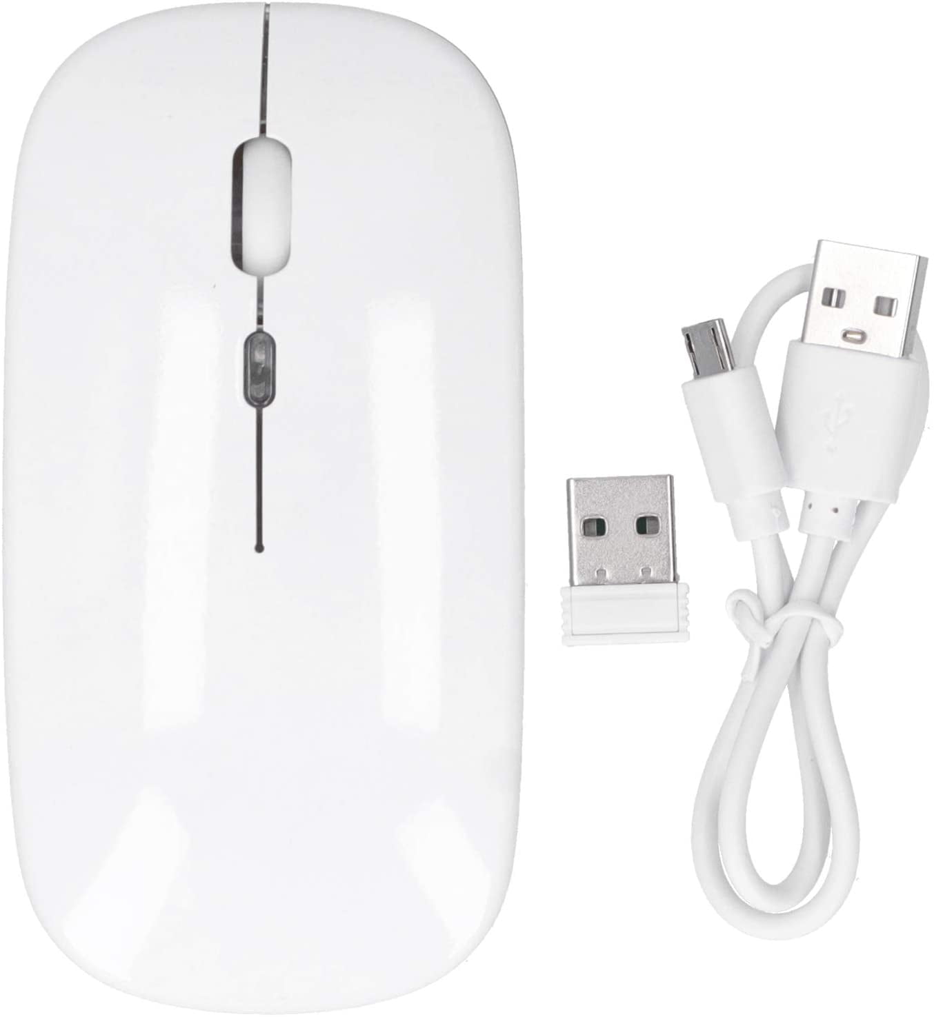 LYU-Wireless Mouse, 2.4ghz Portable Computer Mouse Rechargeable Light ...