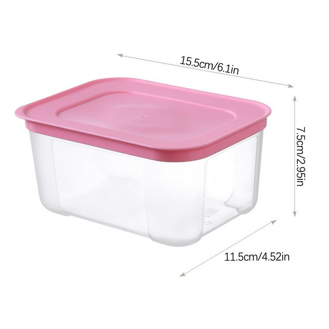 LYUCRAZ Plastic storage with lid for 5lbs flour 5 plastic canisters 5 ...