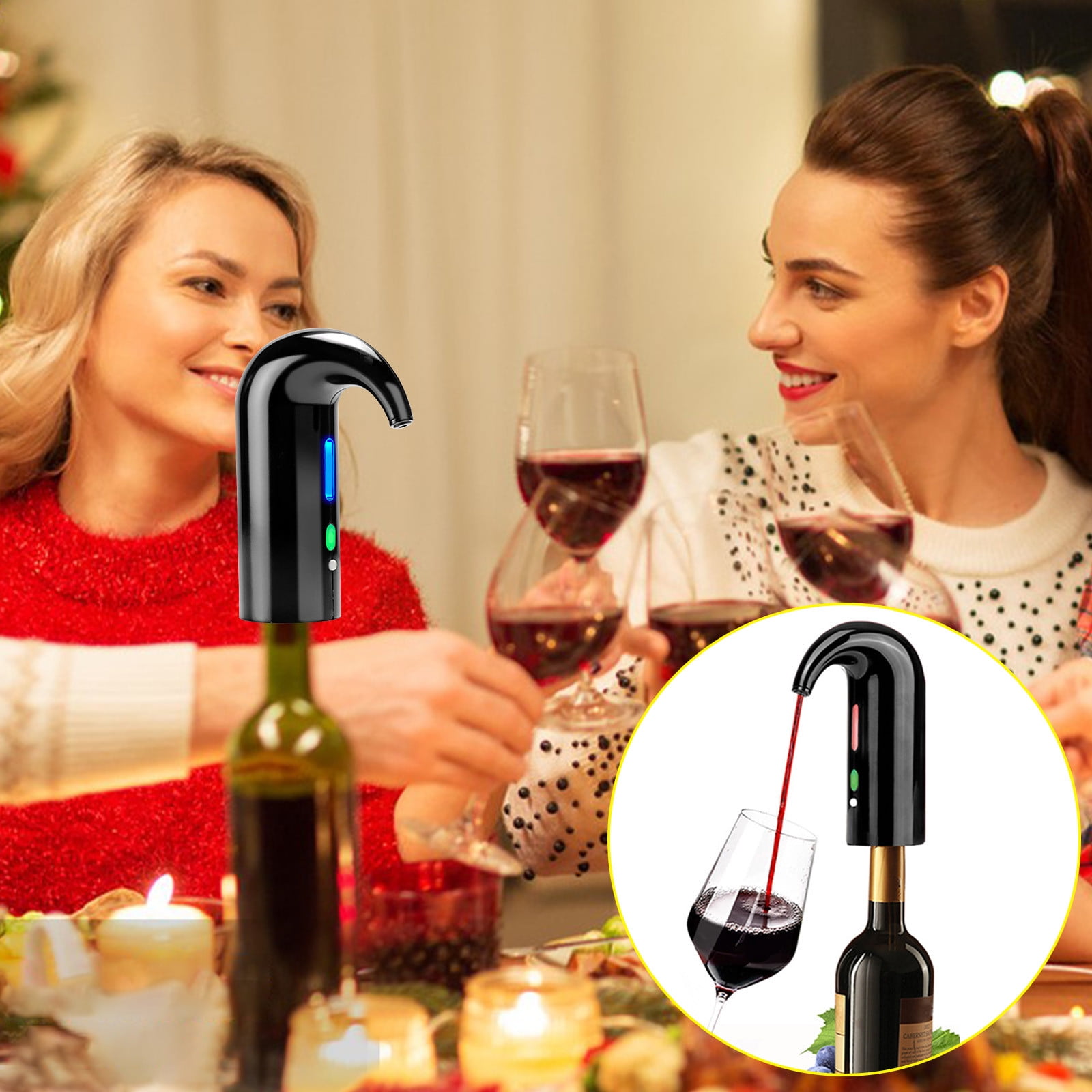LYUCRAZ Pour Spouts Electric Single Wine Dispenser Ventilation Wine ...