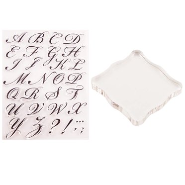 AUDeals Alphabet Embosser Stamp Cake Decor Baking Bakeware Letters Tool ...