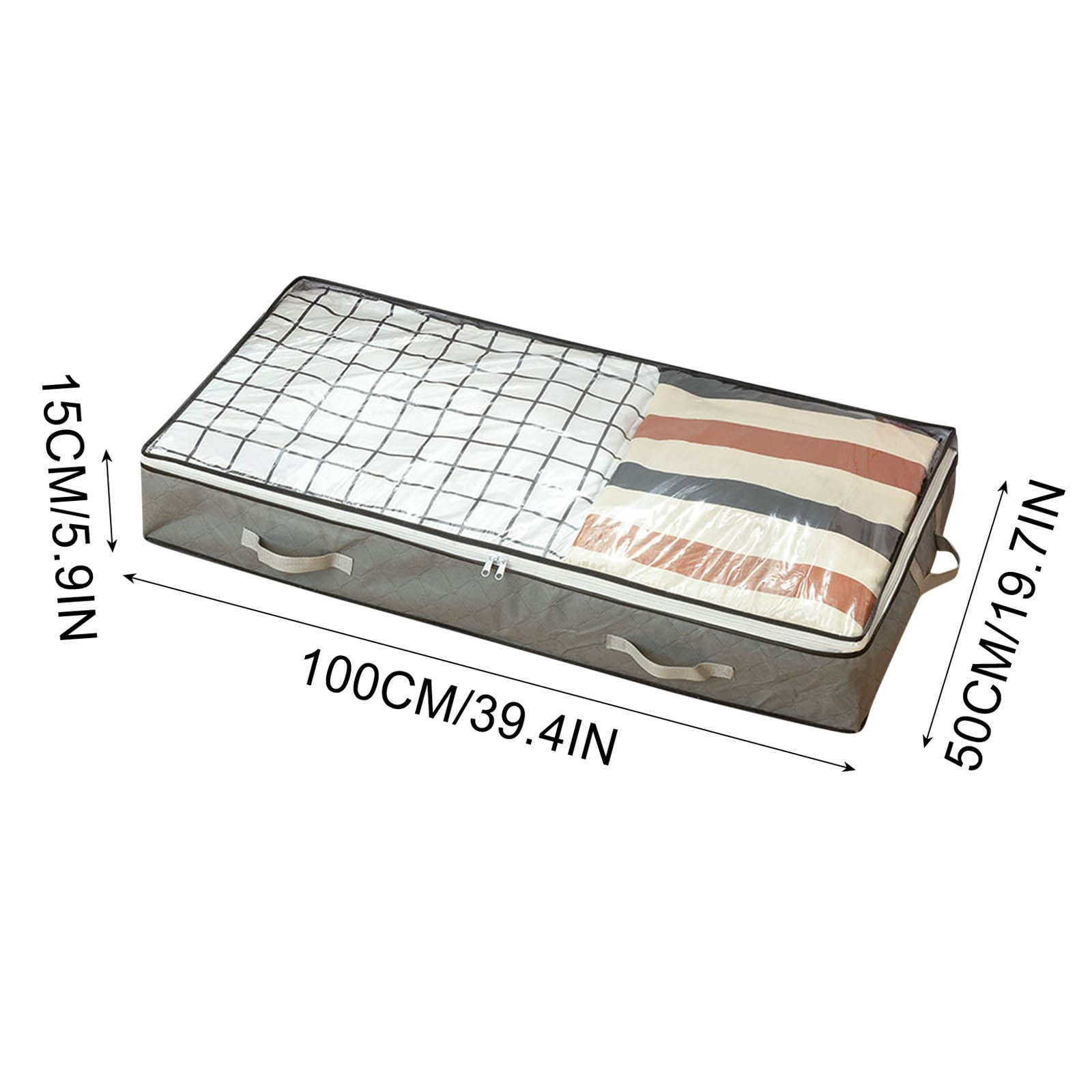 LYUCRAZ Storage Trunks & Bag Under Bed Storage Bins Under Bed Shoe ...