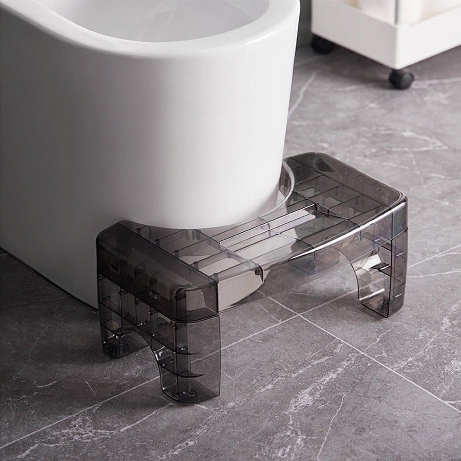 LYUCRAZ Toilet Stool Squatting Poop Stool Bathroom Potty Step Stool ...