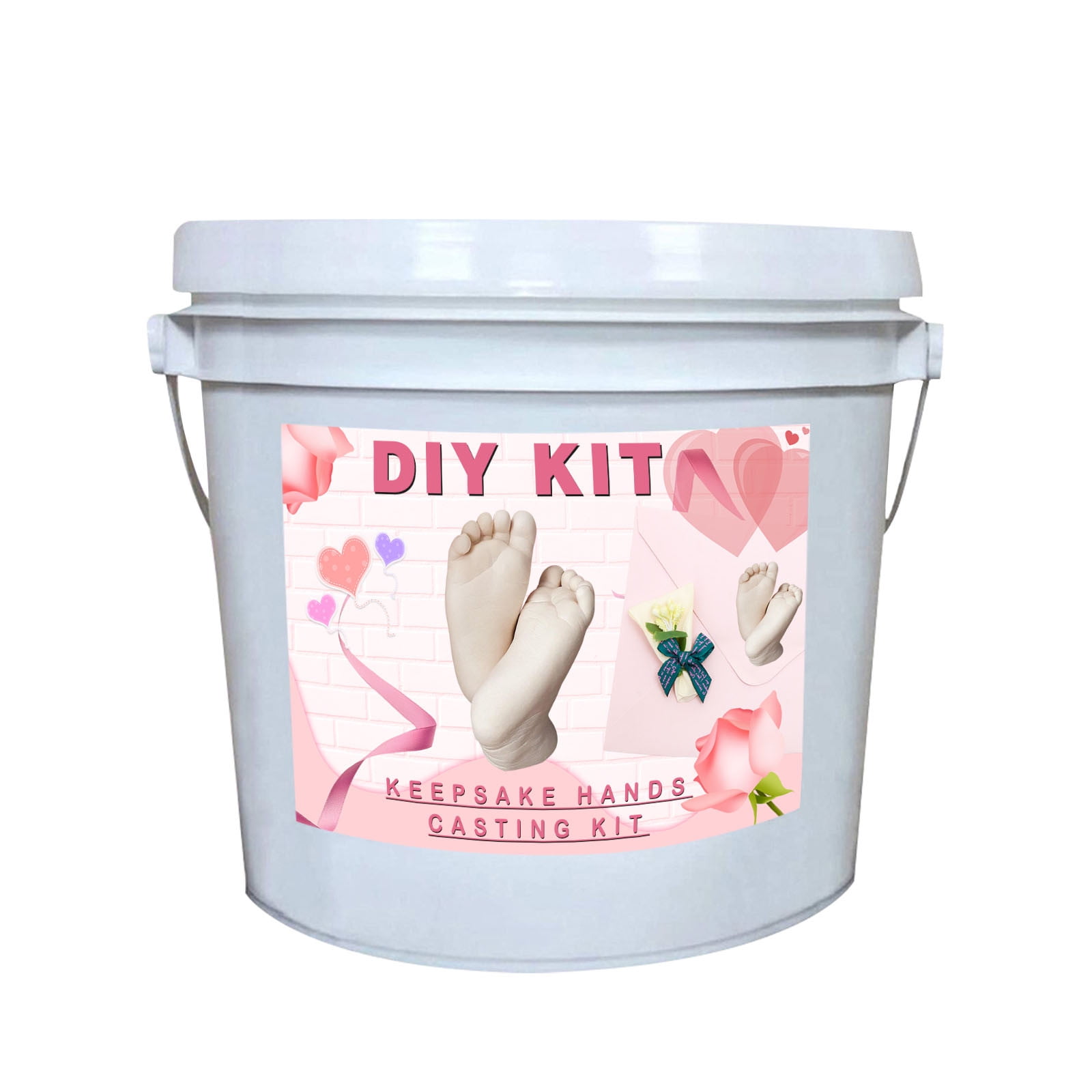 LYUCRAZ Baking Molds Keepsake Hands Casting Kit Large | DIY Plaster ...