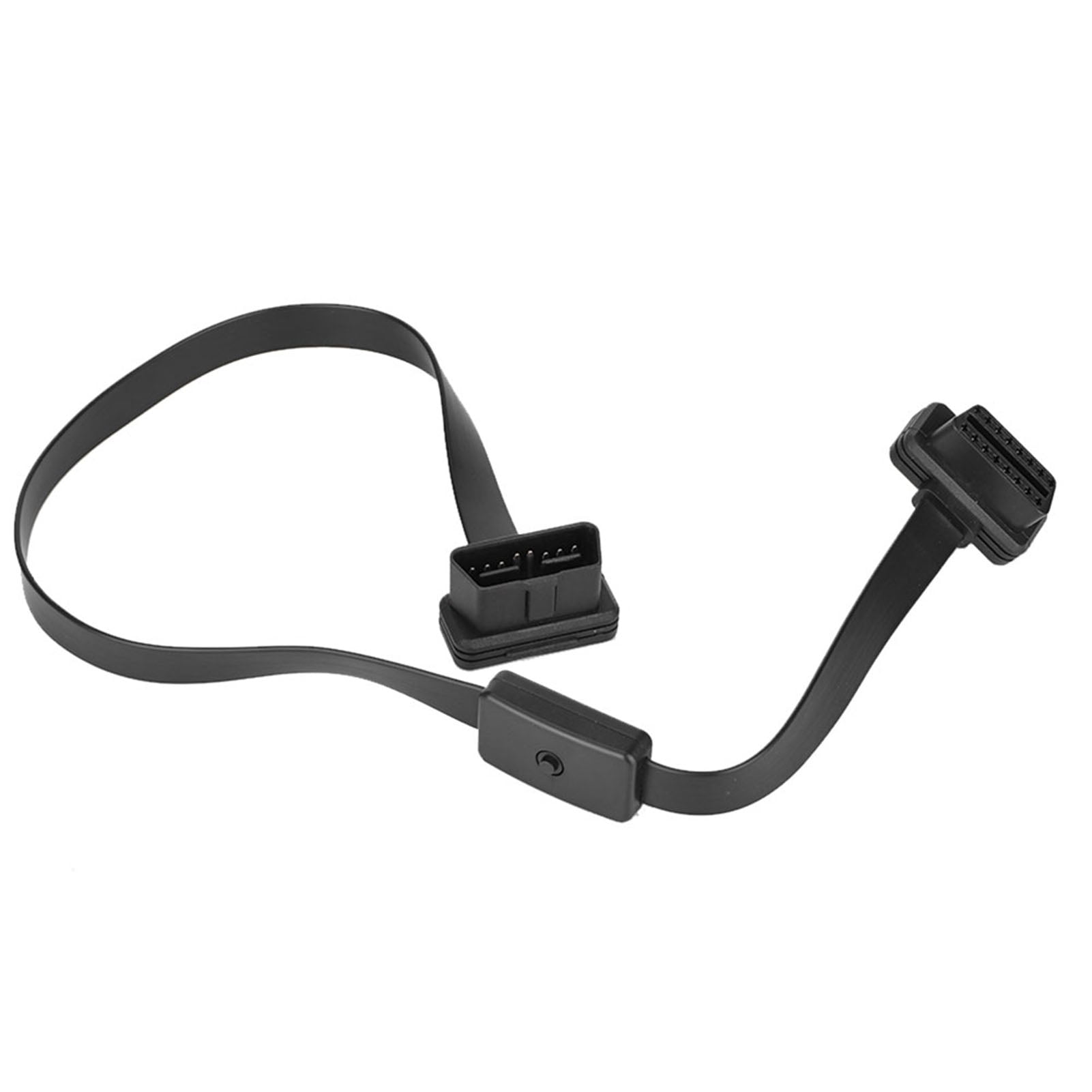 LYUMO 16 Pin OBD2 Extension Cable,16 Pin Male to Female OBD2 Extension ...