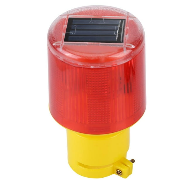 LYUMO 1pc Solar LED Emergency Warning Flash Light Alarm Lamp Traffic ...