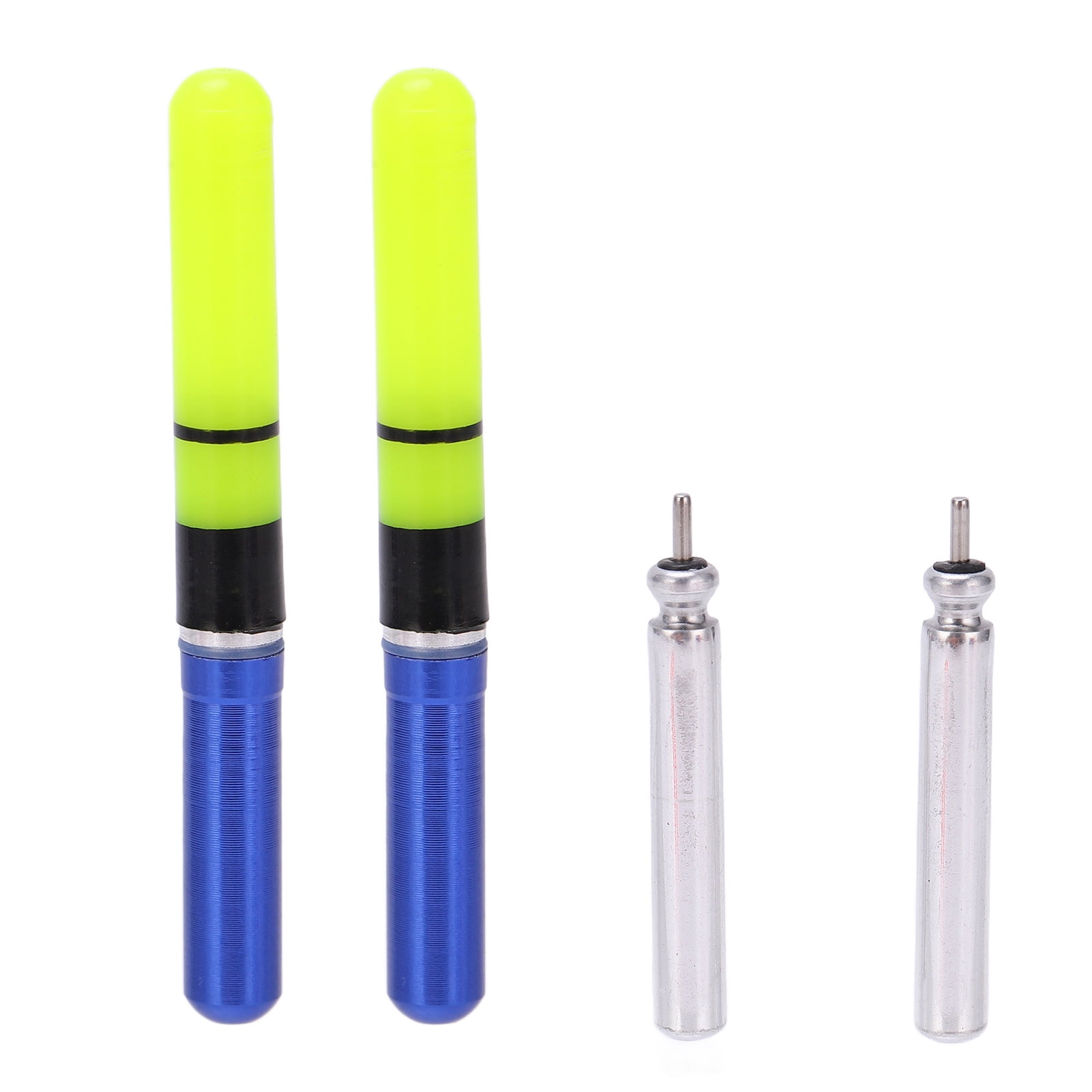 LYUMO 2pcs LED Fishing Floats Night Lighted Bobbers With Replacement ...