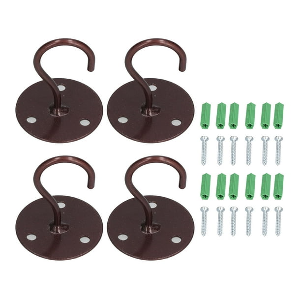 LYUMO 4Pcs Ceiling Hooks for Hanging Plants Wall Mount Plant Hooks for ...