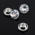 LYUMO 50pcs Crystal Diamante Rhinestone Round Buttons for Clothes ...