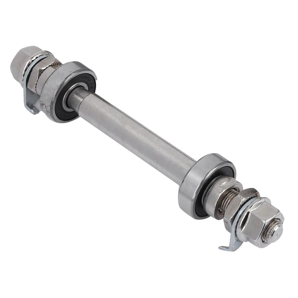 LYUMO Durable Metal Bicycle Wheel Hub Axle Front Rear Solid Shaft Lever ...